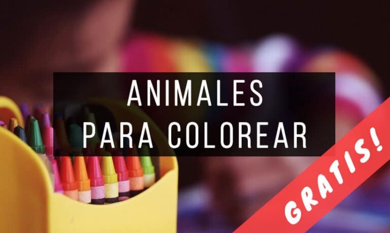 +45 Libros de Animales para colorear ¡Gratis! [PDF] | InfoLibros.org